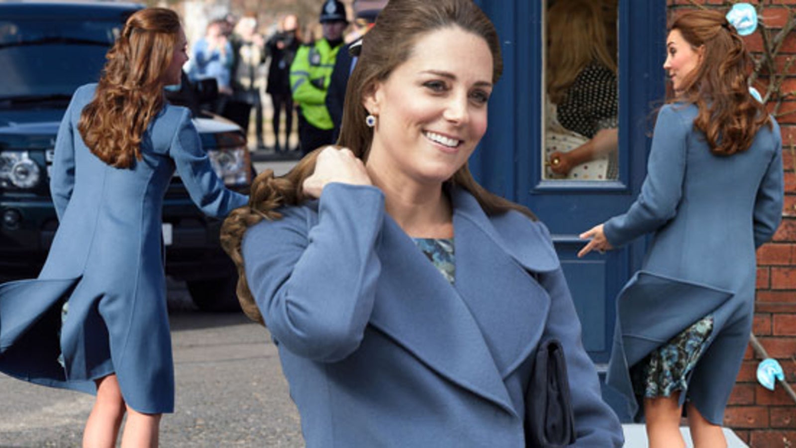 Herzogin Kate kämpft mit dem Wind - stars24