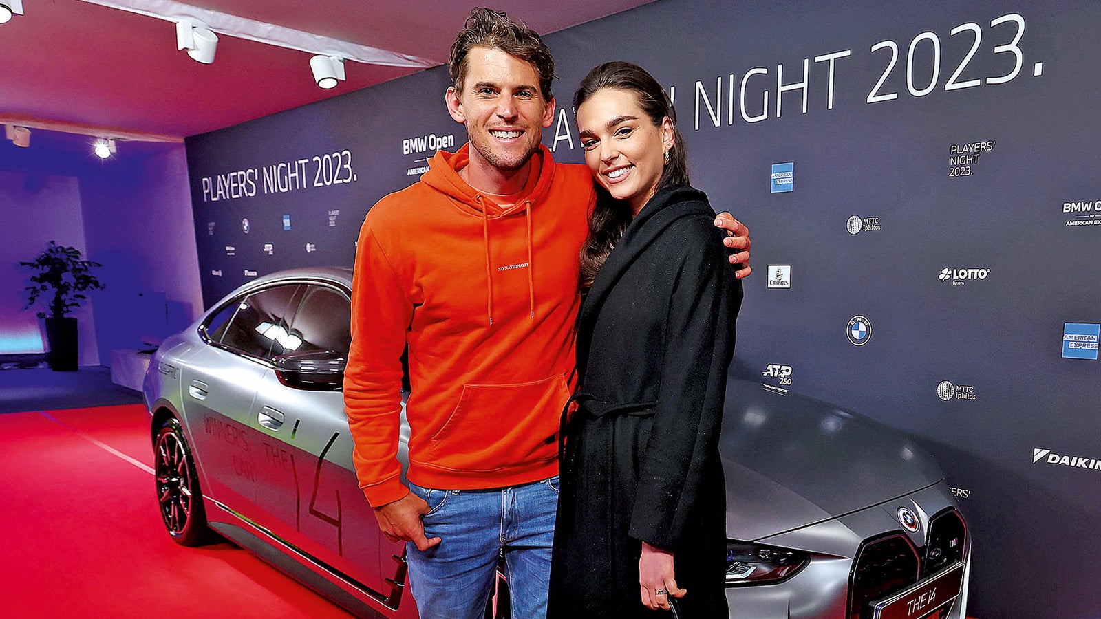 Seltener Pärchen-Auftritt für Thiem und seine Lili - stars24