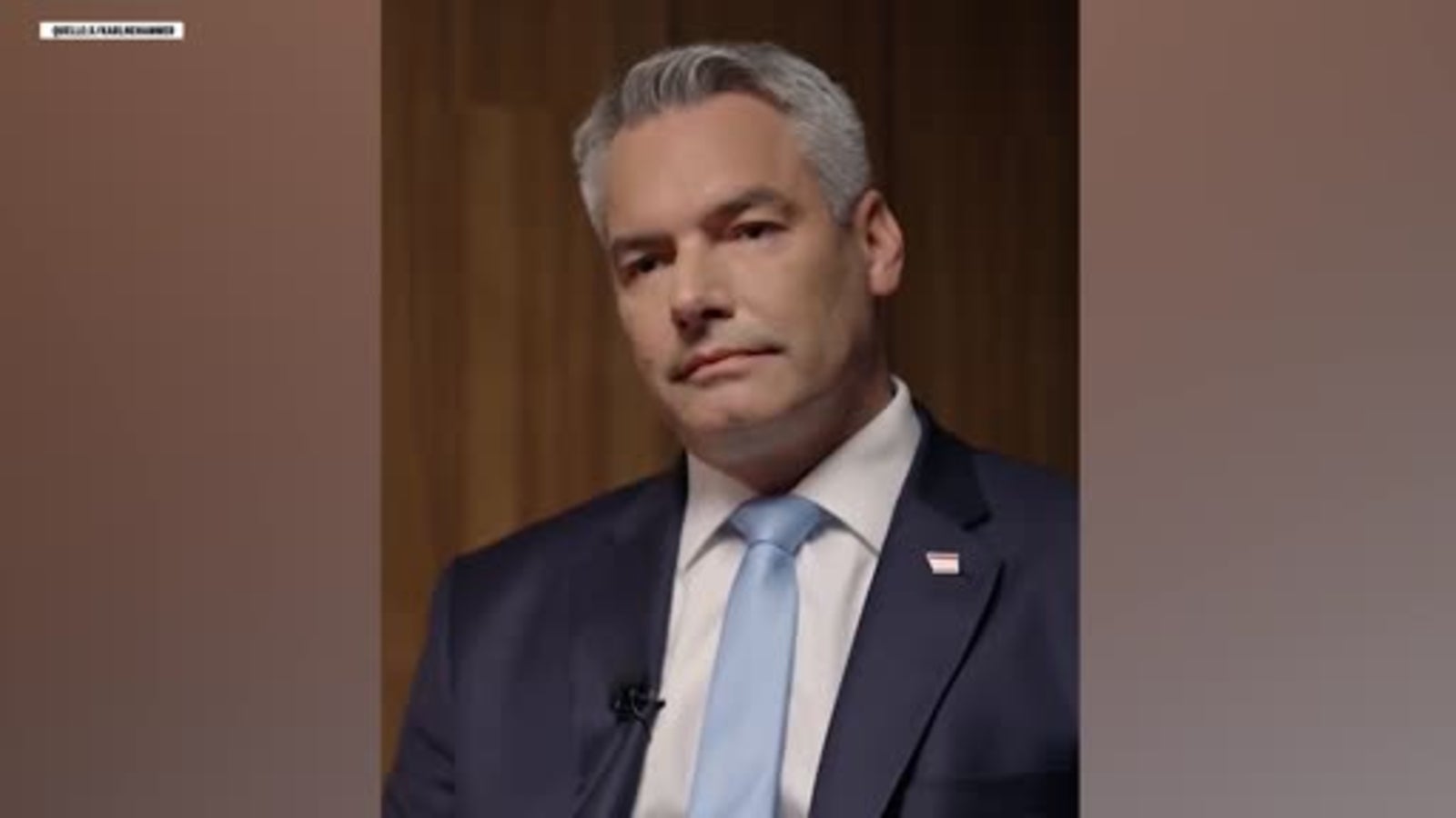 Kanzler Nehammer gibt seinen Followern Rätsel auf - oe24.tv