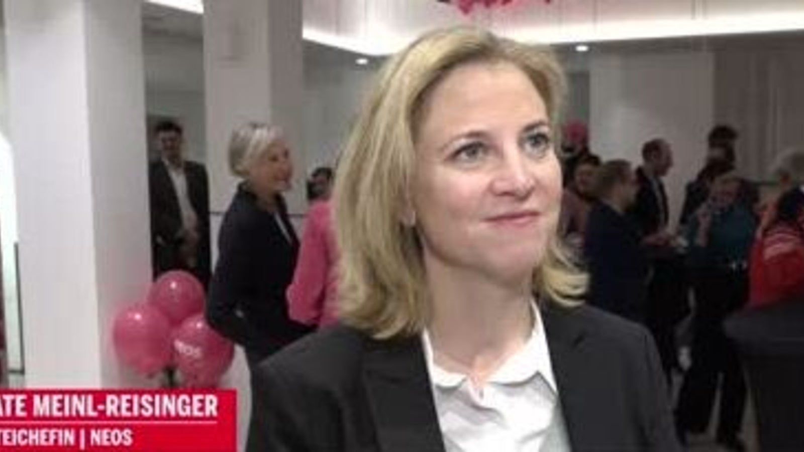 Eröffnung der "NEOSphäre" | Beate Meinl-Reisinger - oe24.tv