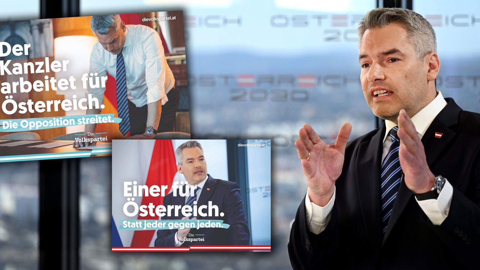 ÖVP startet mit Kampagne in Vor-Wahlkampf - Politik-Live