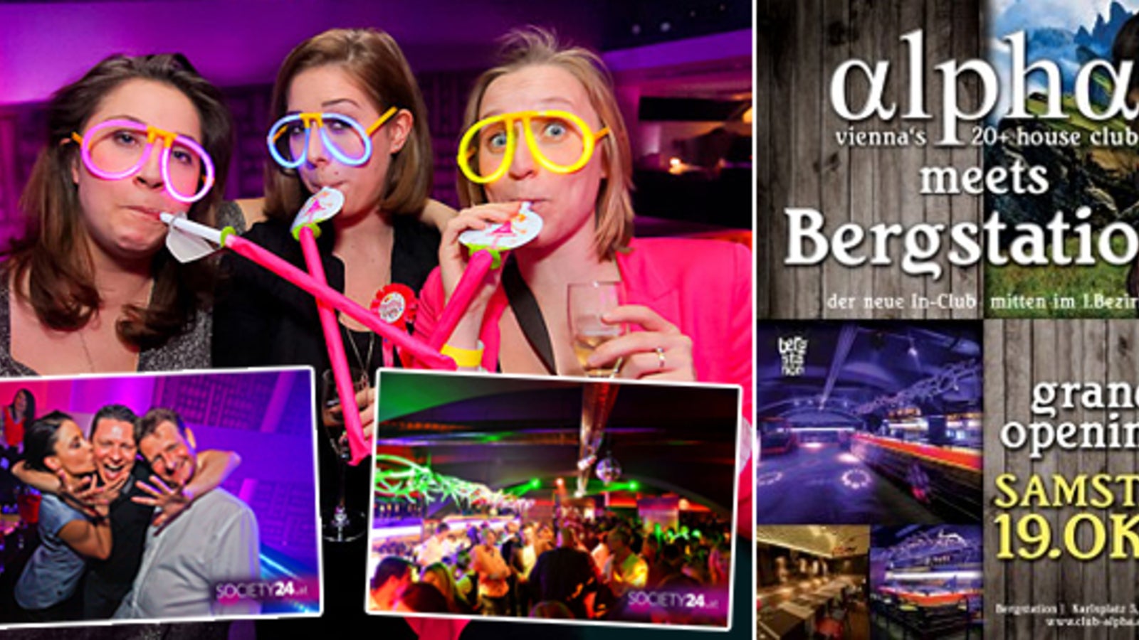 Der Club Alpha zieht in die Bergstation - stars24