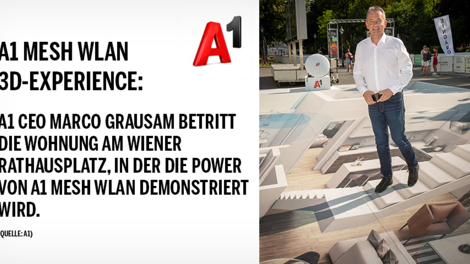 A1 Mesh WLAN 3D Live-Experience - Business-Live