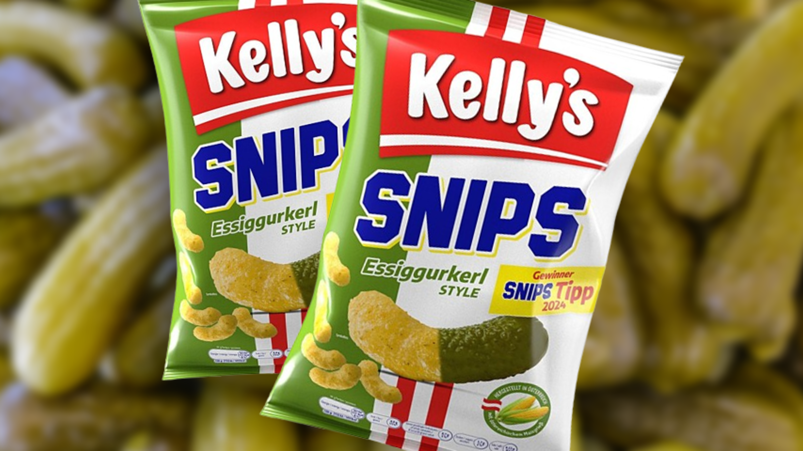 Österreich hat abgestimmt: "Essiggurkerl Style" Chips bald im Regal ...