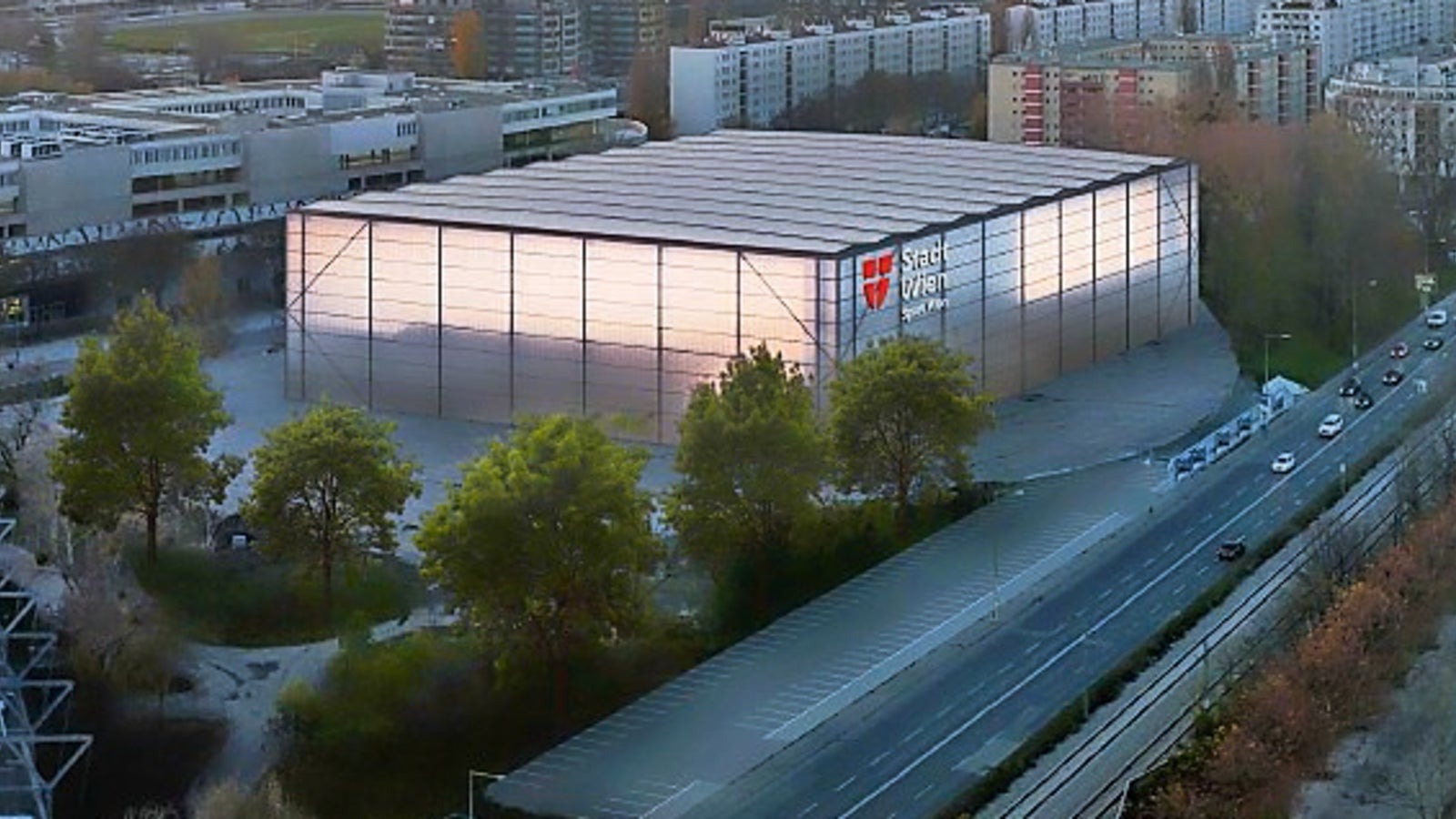 Erster Blick auf das neue Dusika-Stadion - oe24.at