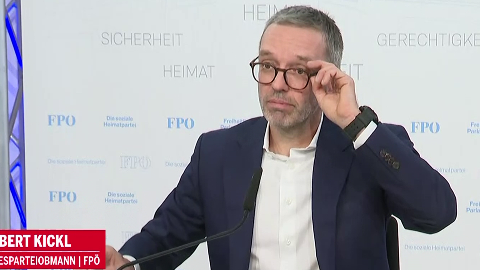 Herbert Kickl erwähnt mehrmals oe24 bei persönlicher Erklärung - oe24.tv