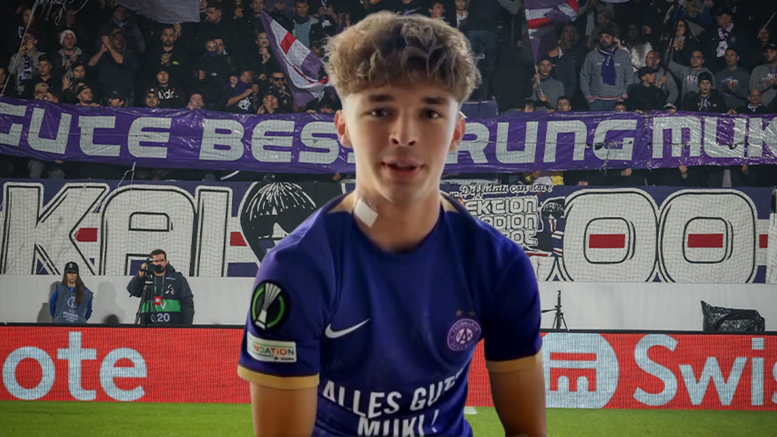 Huskovic meldet per Videobotschaft bei den Fans - sport24.at