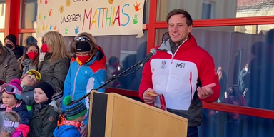 Feierlicher Empfang: Matthias Mayer zu Sieg in Olympia - oe24.tv