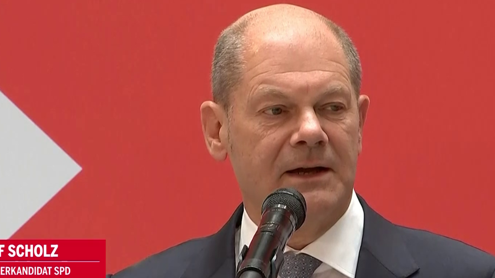 Statement von Olaf Scholz zum Sieg der SPD - oe24.tv