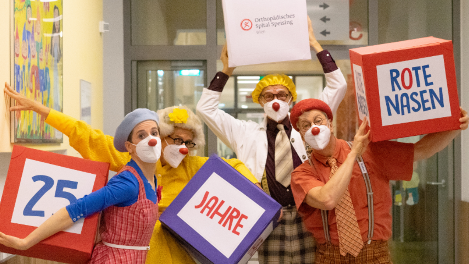 25 Jahre ROTE NASEN Clowndoctors | Im Orthopädischen Spital Speising ...