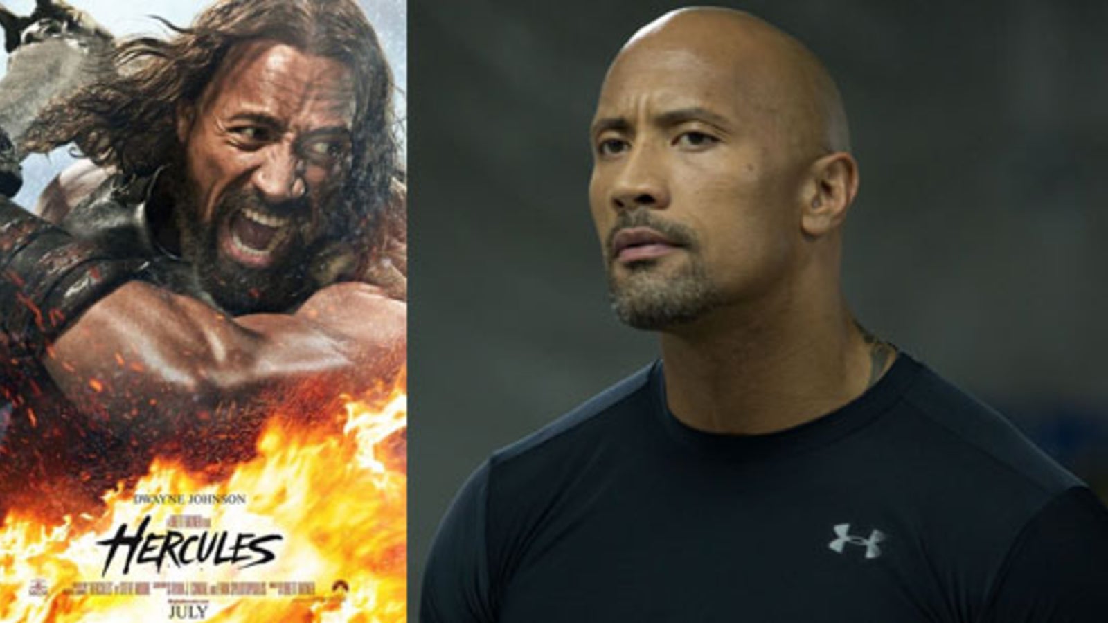 Dwayne Johnson zeigt sich als "Hercules" - stars24