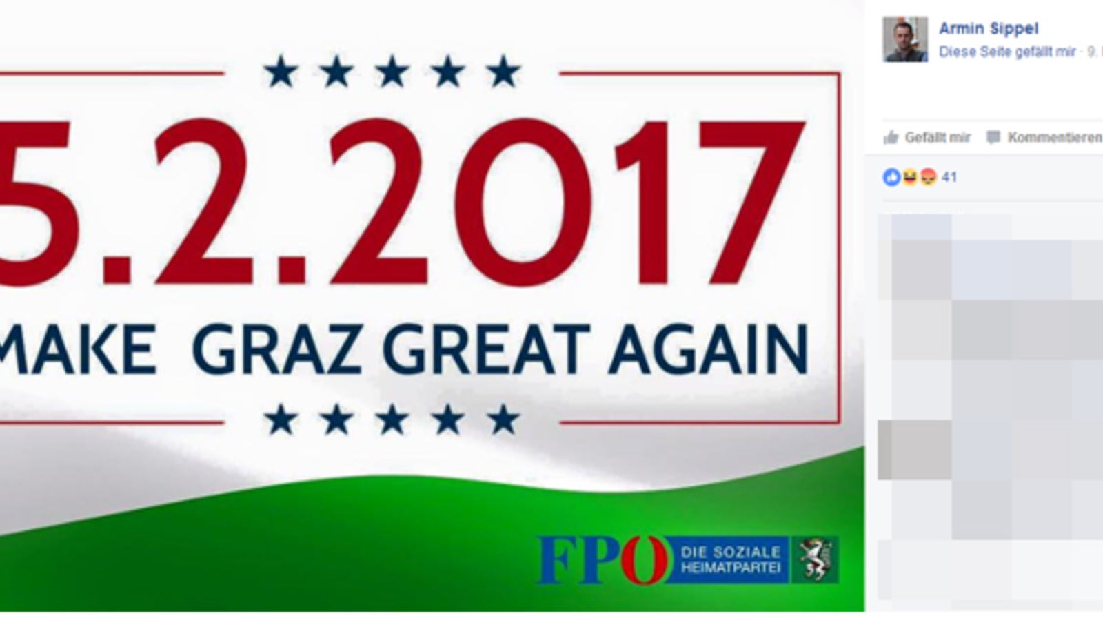 FPÖ-Politiker wirbt mit Trump-Slogan - Politik-Live