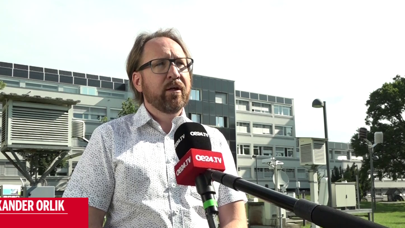 Alexander Orlik über die Unwetter in ganz Österreich - oe24.tv