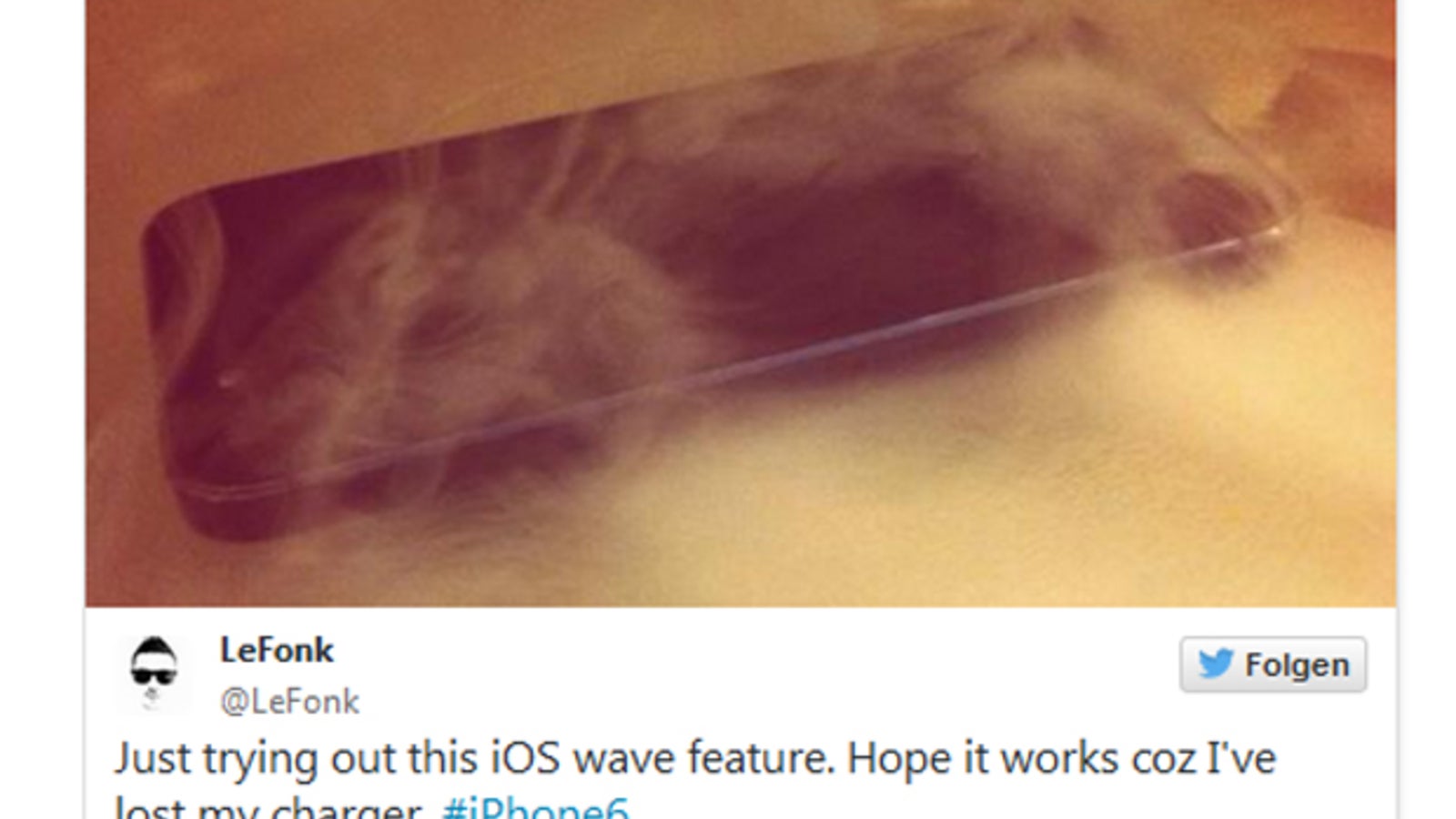 Fotos von Apple Wave für iOS 8 - oe24.at