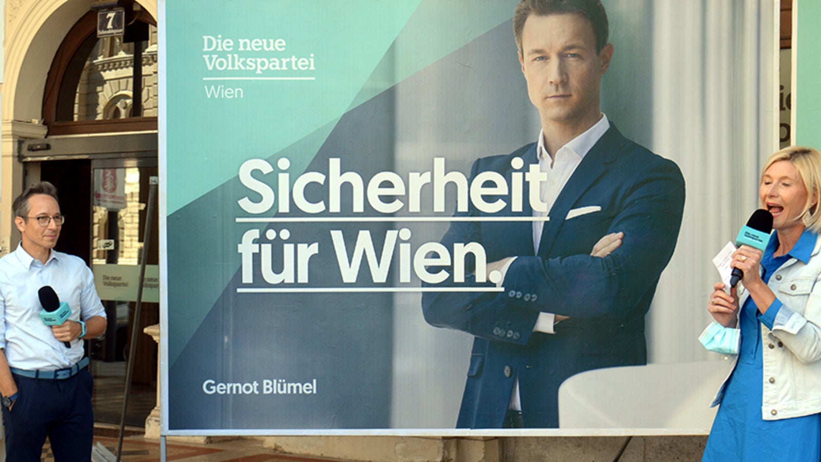 ÖVP präsentiert Plakate für die Wien-Wahl - Politik-Live