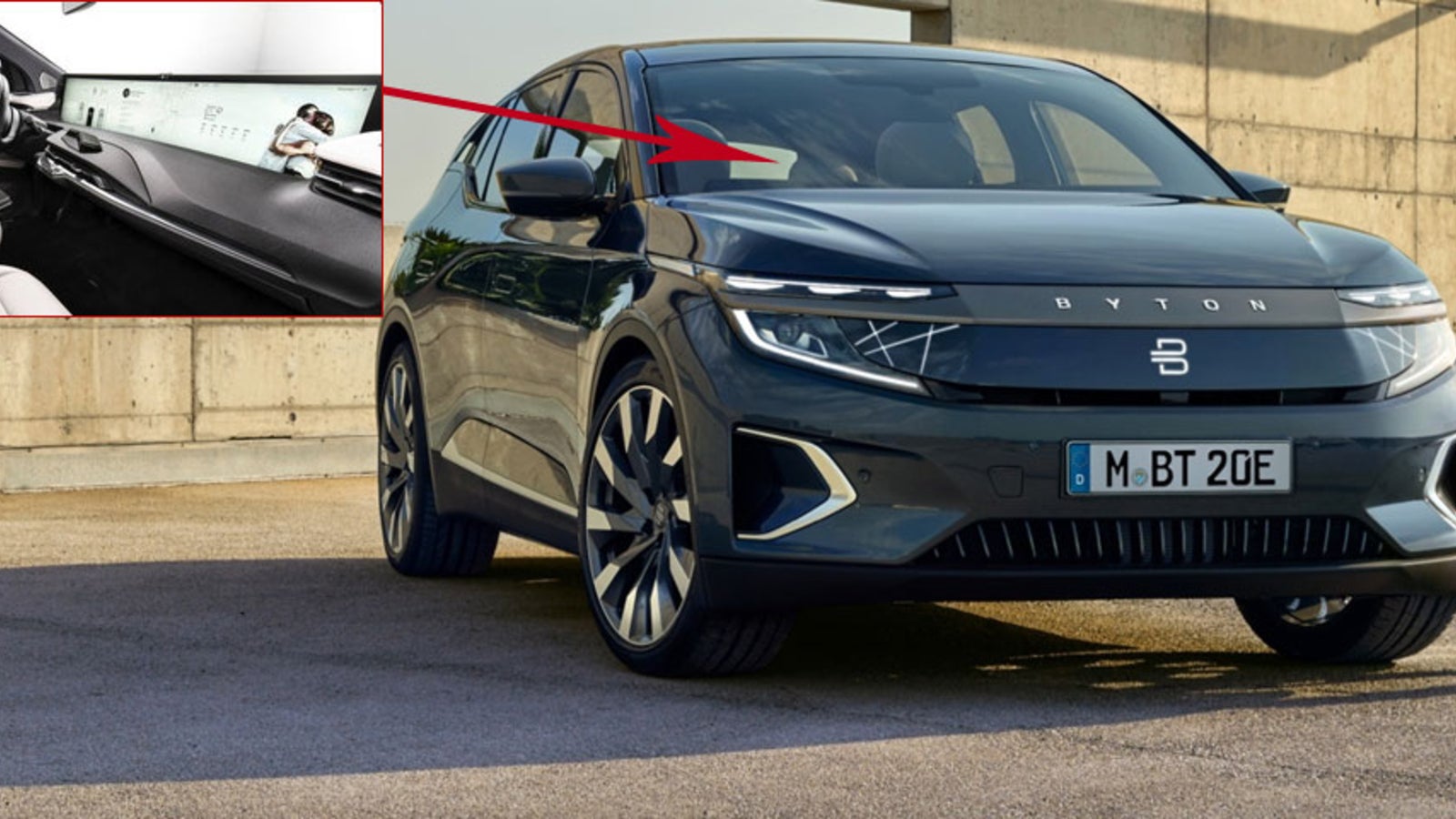 Elektro-SUV Byton M-Byte greift Model X, e-tron, EQC & iPace an - oe24.at