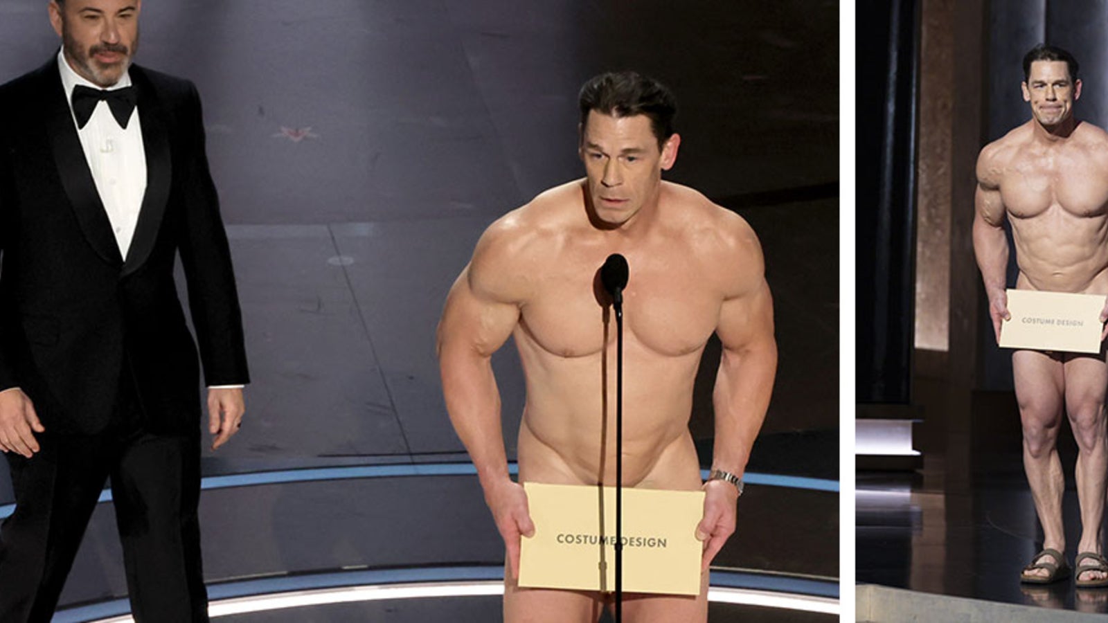 96 Oscars: John Cena nackt auf der Bühne, trug nur Birkenstock-Sandalen - stars24