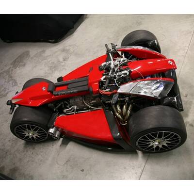 Fotos vom "Ferrari-Quad" Wazuma 8VF - oe24.at