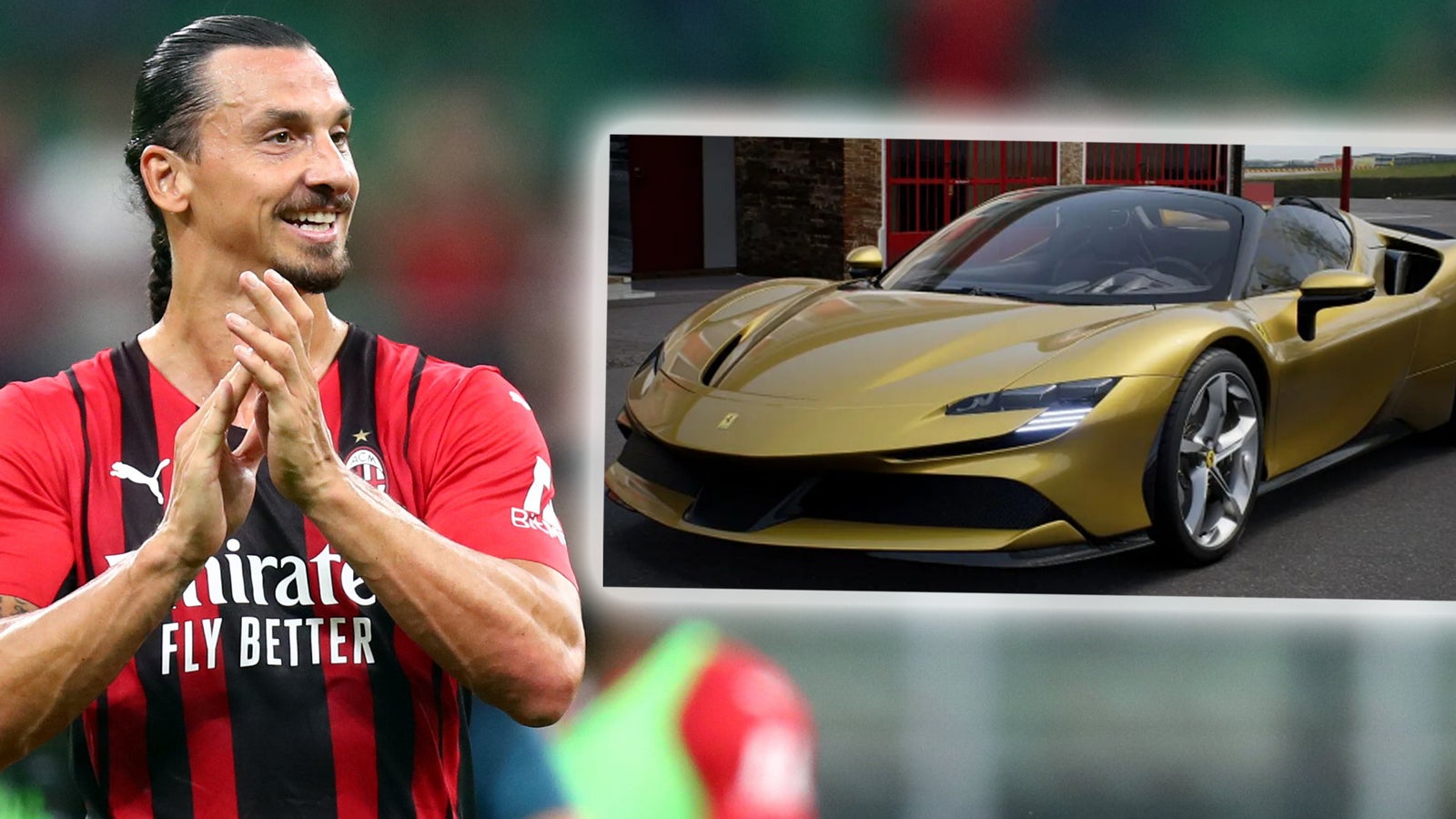 Ibrahimovic schenkt sich goldenen Ferrari - sport24.at