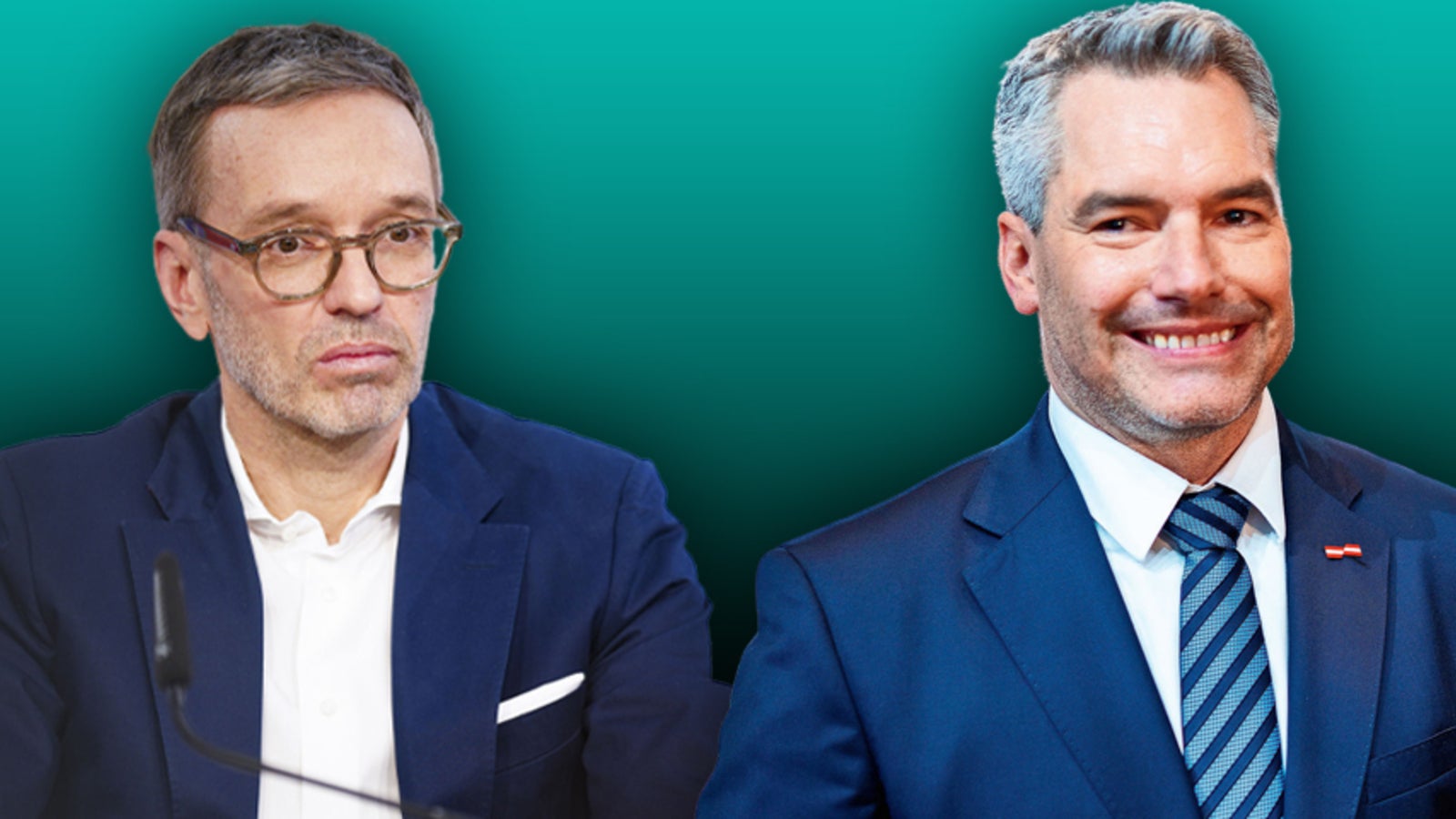 Kanzlerfrage: Nehammer hängt Kickl ab - Politik-Live