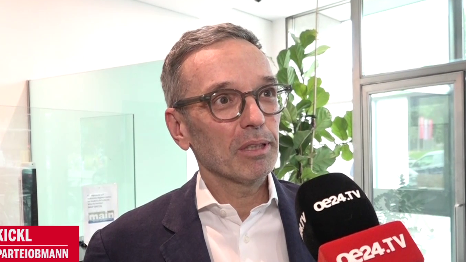 Herbert Kickl vor dem großen oe24.TV-Sommergespräch - oe24.tv