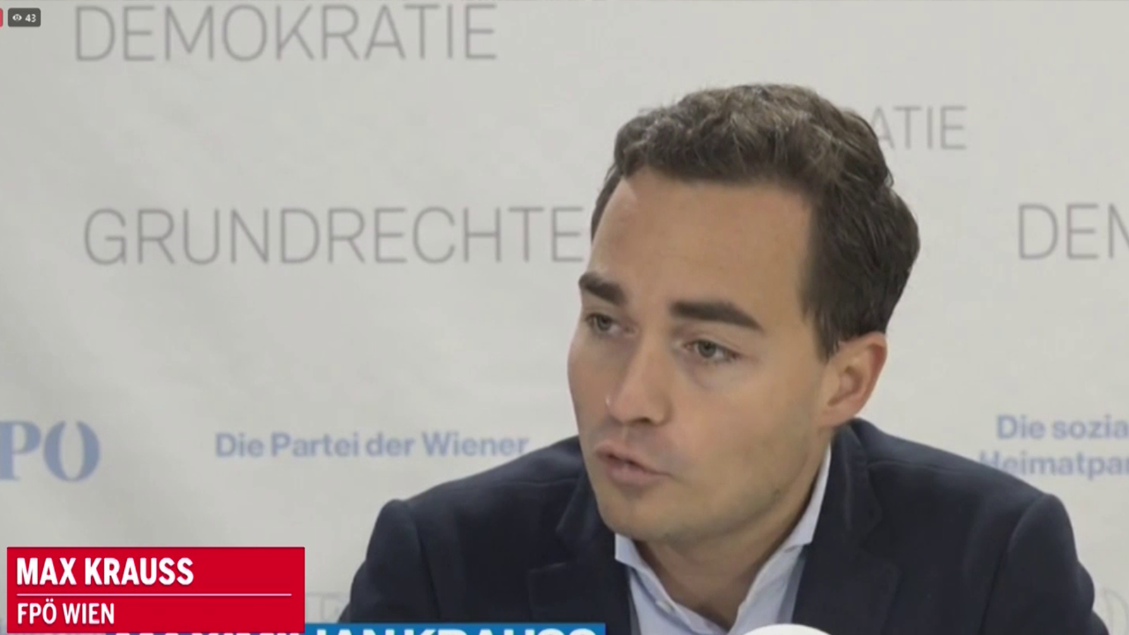 Max Krauss zur Strafanzeige gegen Ludwig - oe24.tv