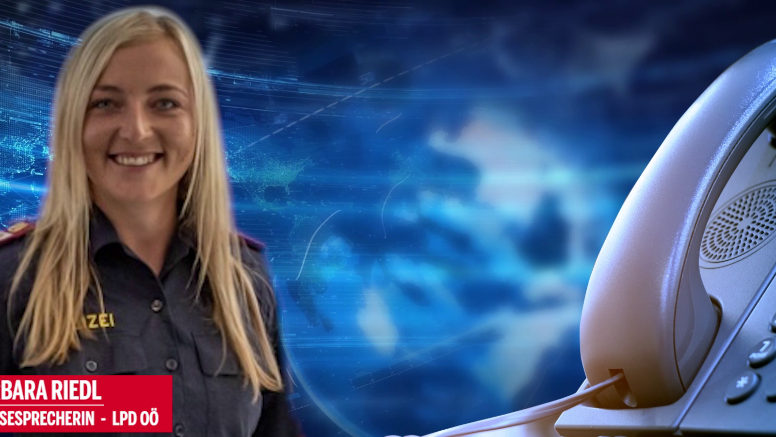 Interview mit Pressesprecherin LPD OÖ - oe24.tv