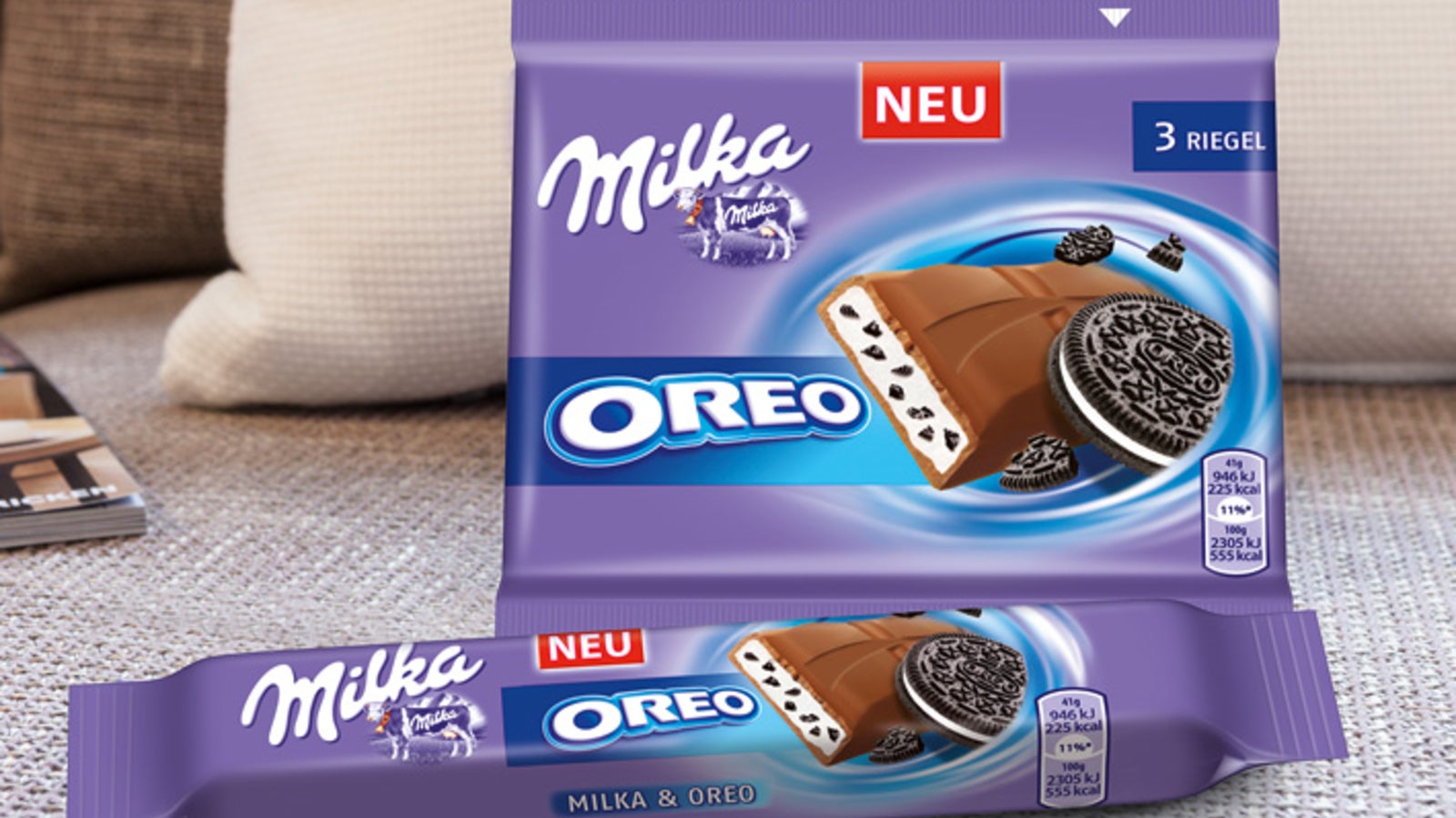 Der neue Milka Riegel Milka & Oreo - madonna24.at
