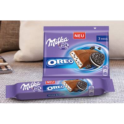 Der neue Milka Riegel Milka & Oreo - madonna24.at
