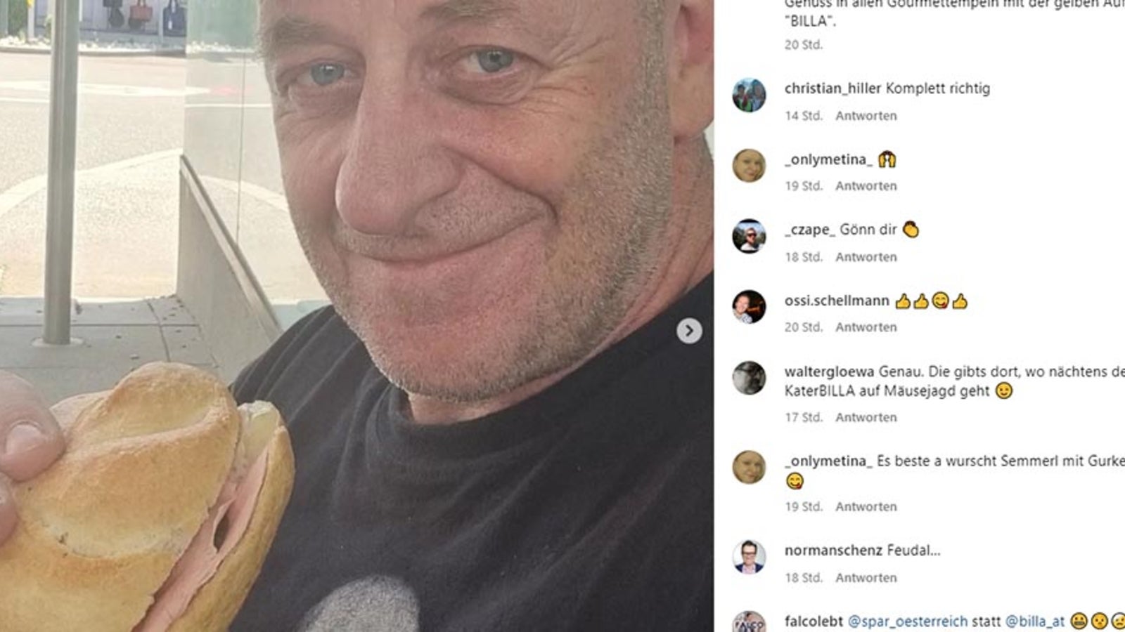 Alf Poier: In Velden schief angeschaut, weil er Wurstsemmerl isst - stars24