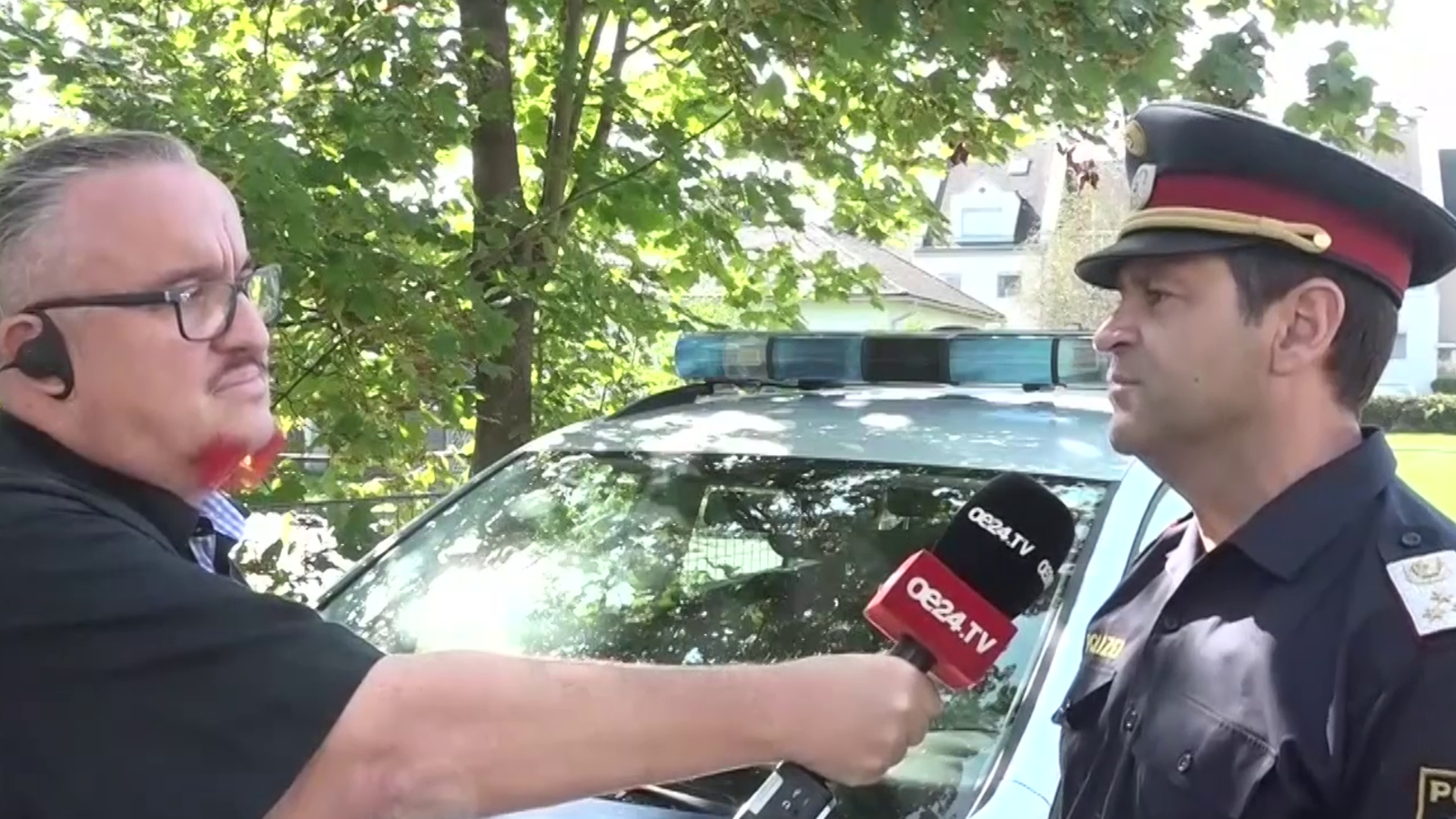 Polizeisprecher im Interview - oe24.tv
