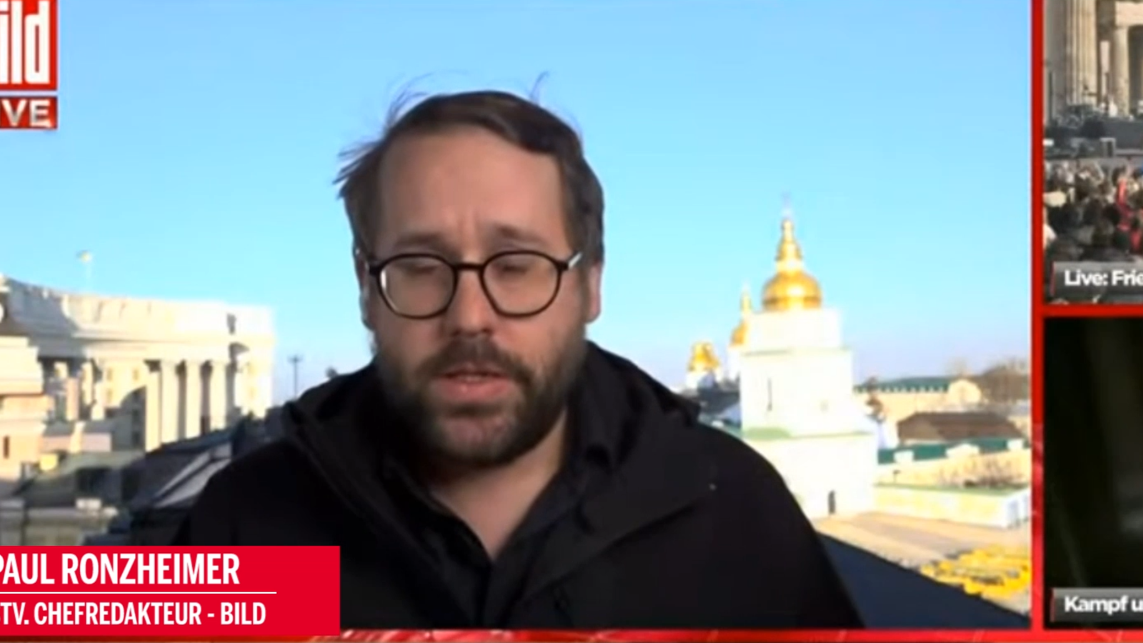 Ukraine-Krieg: Paul Ronzheimer in Kiew - oe24.tv