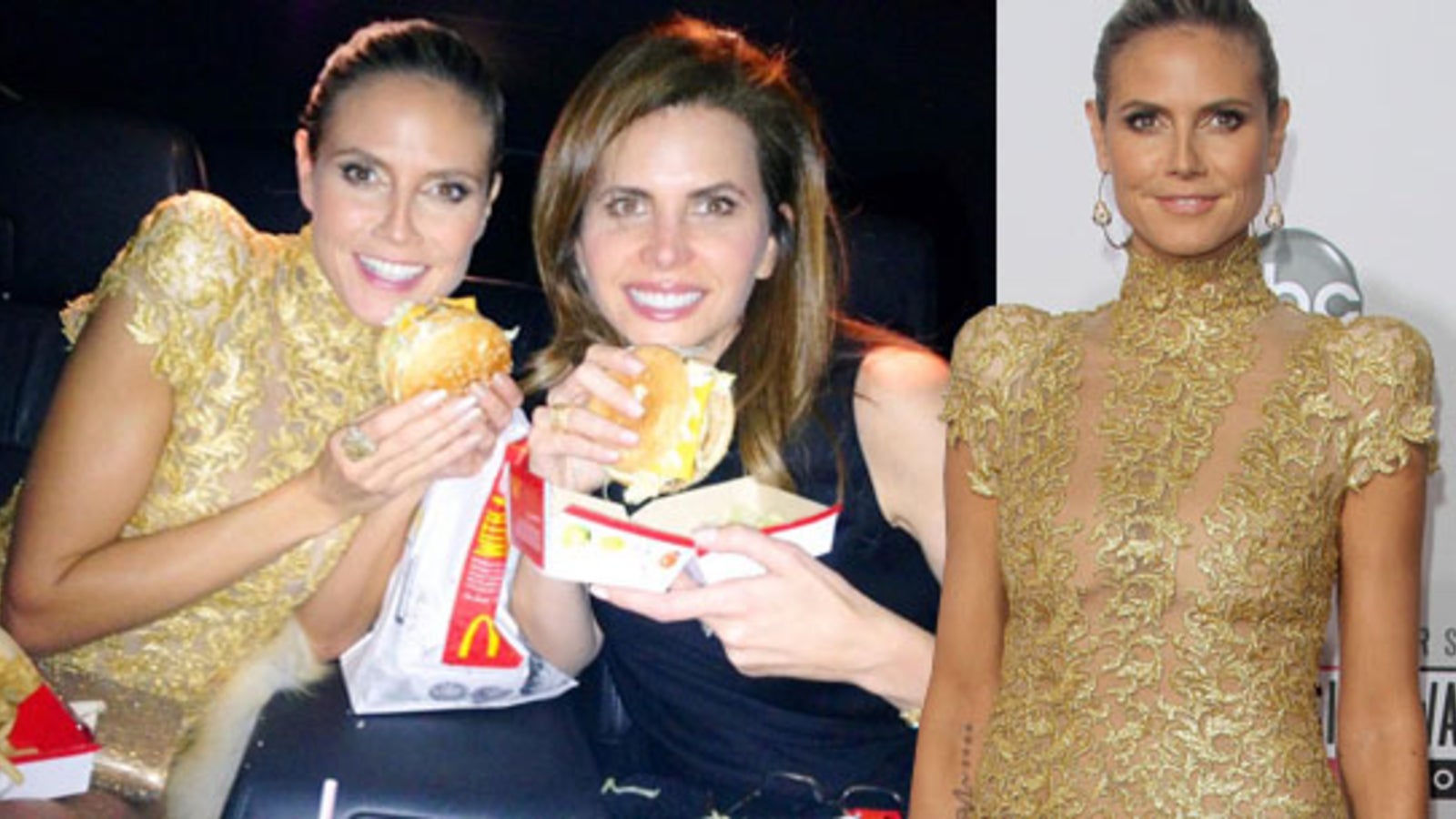 AMAs: Für Heidi gab's einen fetten Burger - stars24