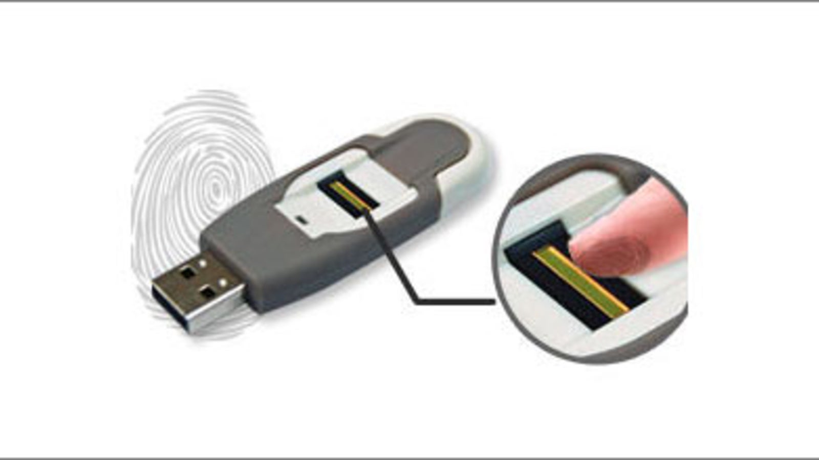 USB-Stick mit Fingerabdruck-Sensor - oe24.at