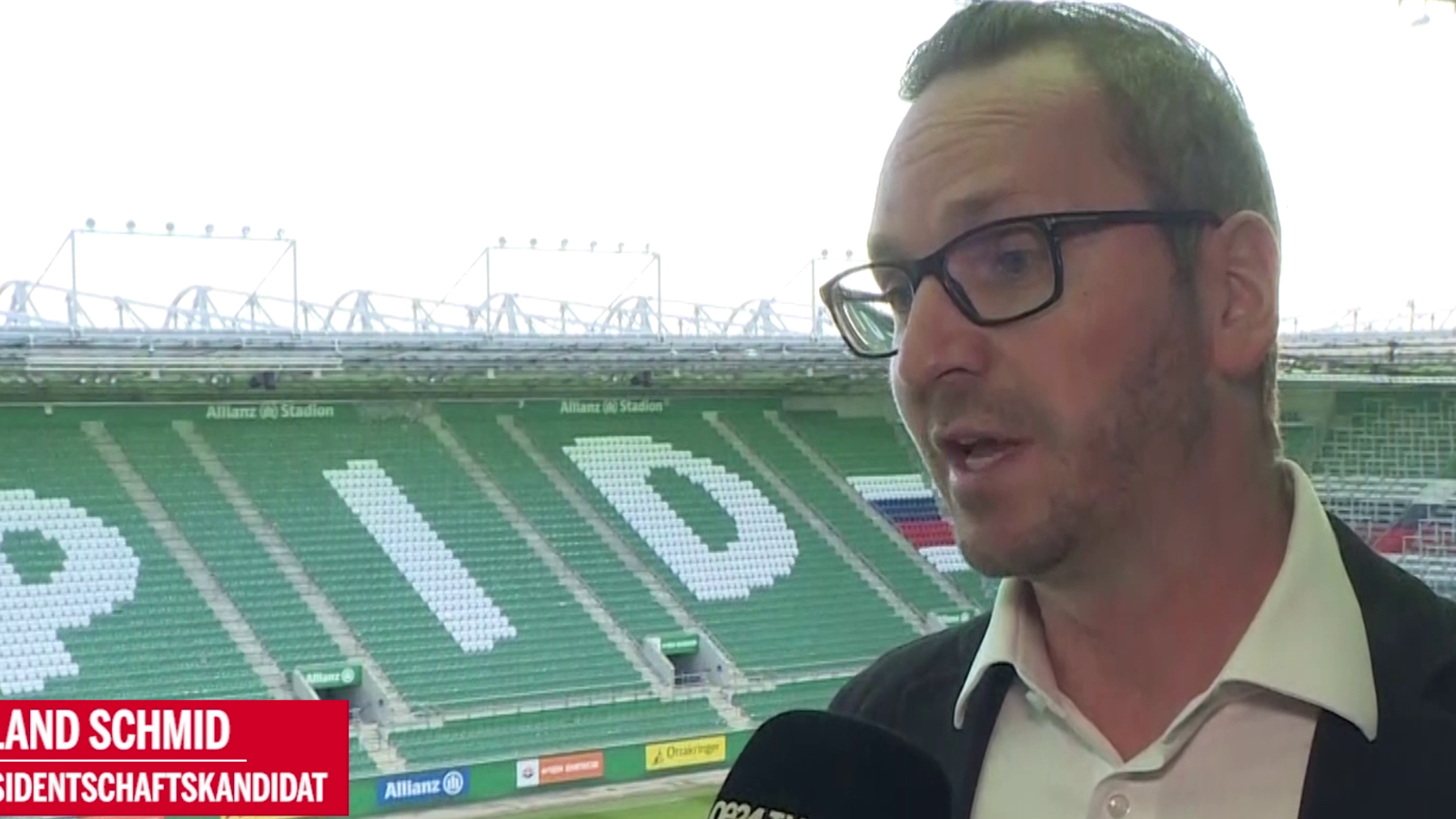 Roland Schmid stellt sich als Präsident auf - oe24.tv