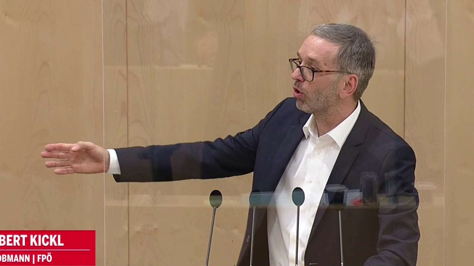 Sondersitzung im Nationalrat | Statement von Herbert Kickl - oe24.tv