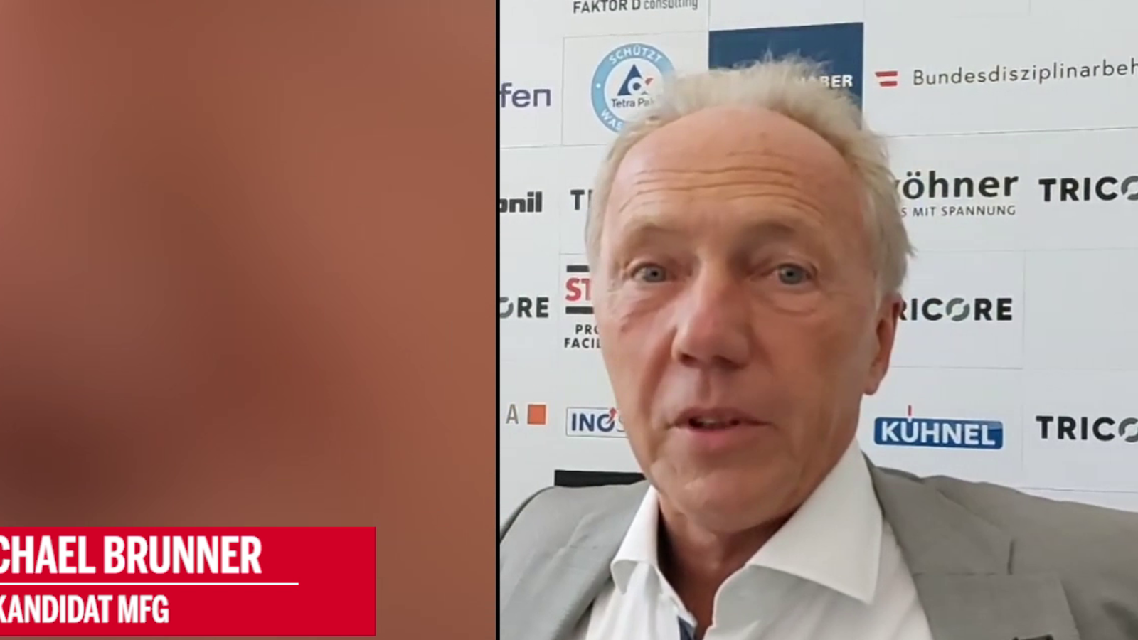 Michael Brunner übergibt Unterstützungserklärungen - oe24.tv