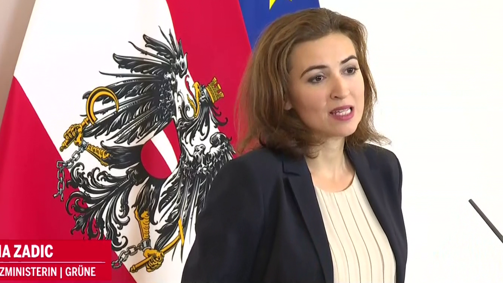 Statement von Alma Zadic - oe24.tv