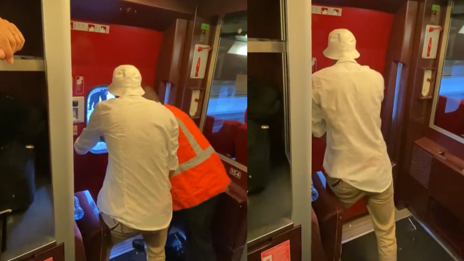 45 Grad im Zug: Passagier zerschlägt Fenster - oe24.tv